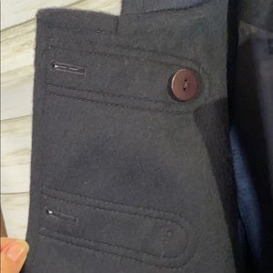 LOFT | Jackets & Coats | Ann Taylor Loft 8p Wool Pea Coat Blue | Poshmark